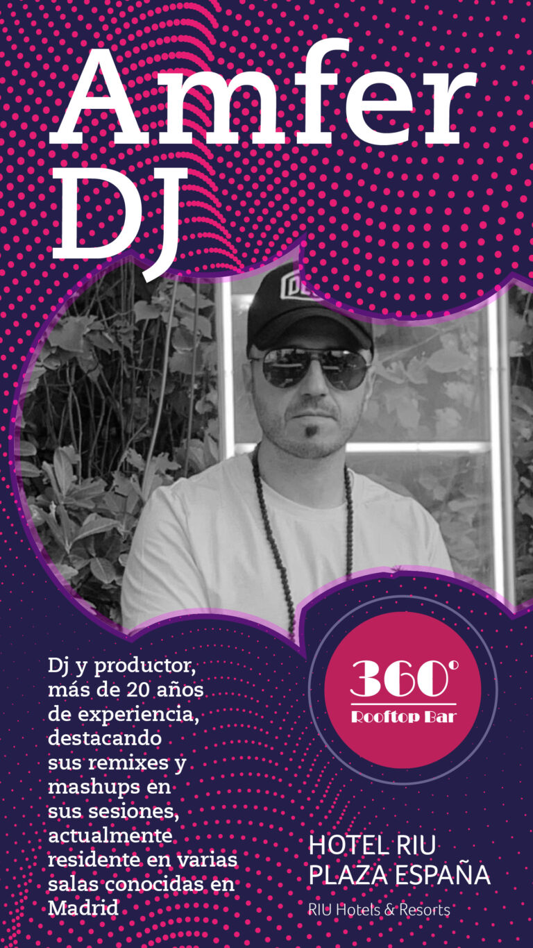 360° Rooftop Bar · The best terrace of Madrid in Riu Plaza España